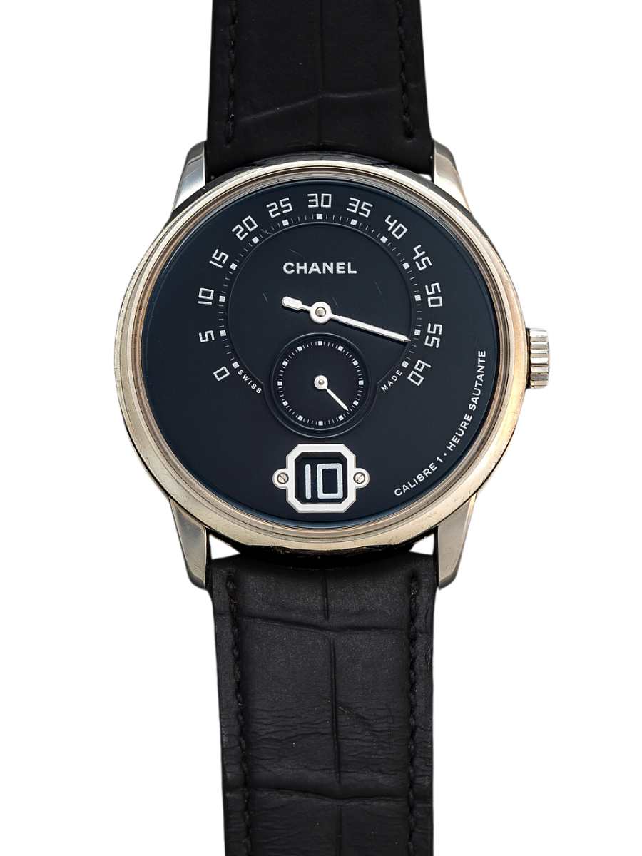 Artle - Monsieur De Chanel in Platinum with Black Enamel Dial by Romain ...